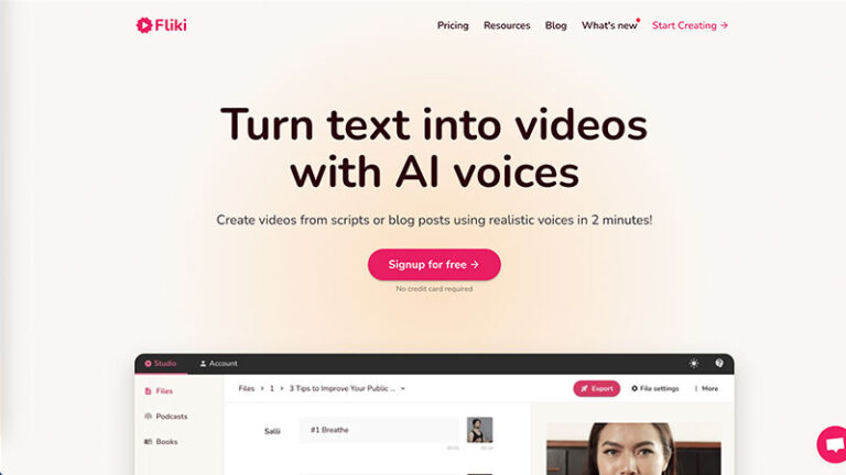 [AIで簡単動画作成]Fliki(フリキ)の使い方！テキスト文章から簡単にナレーション動画を生成しよう | AI Travelar｜AIトラベラー